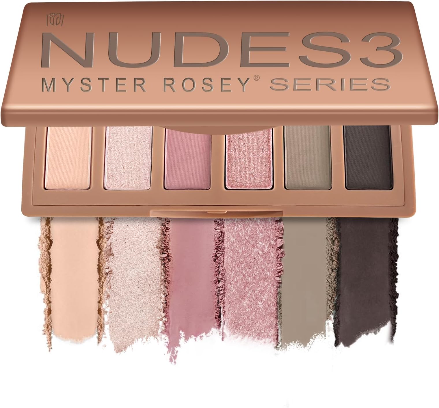 Amazon.com : MYSTER ROSEY Nudes 3 Series Mini Eyeshadow Palette, Matte ...