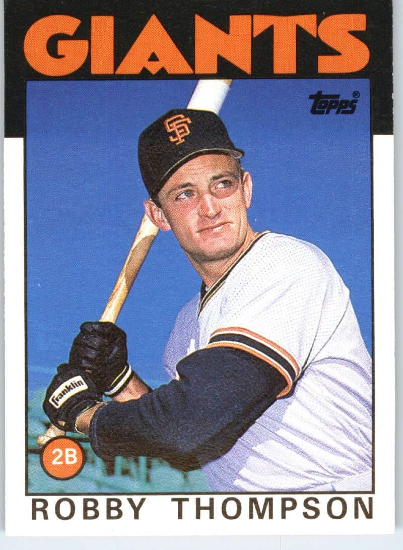 Amazon.com: 1986 Topps Traded Baseball #113T Robby Thompson RC Rookie ...