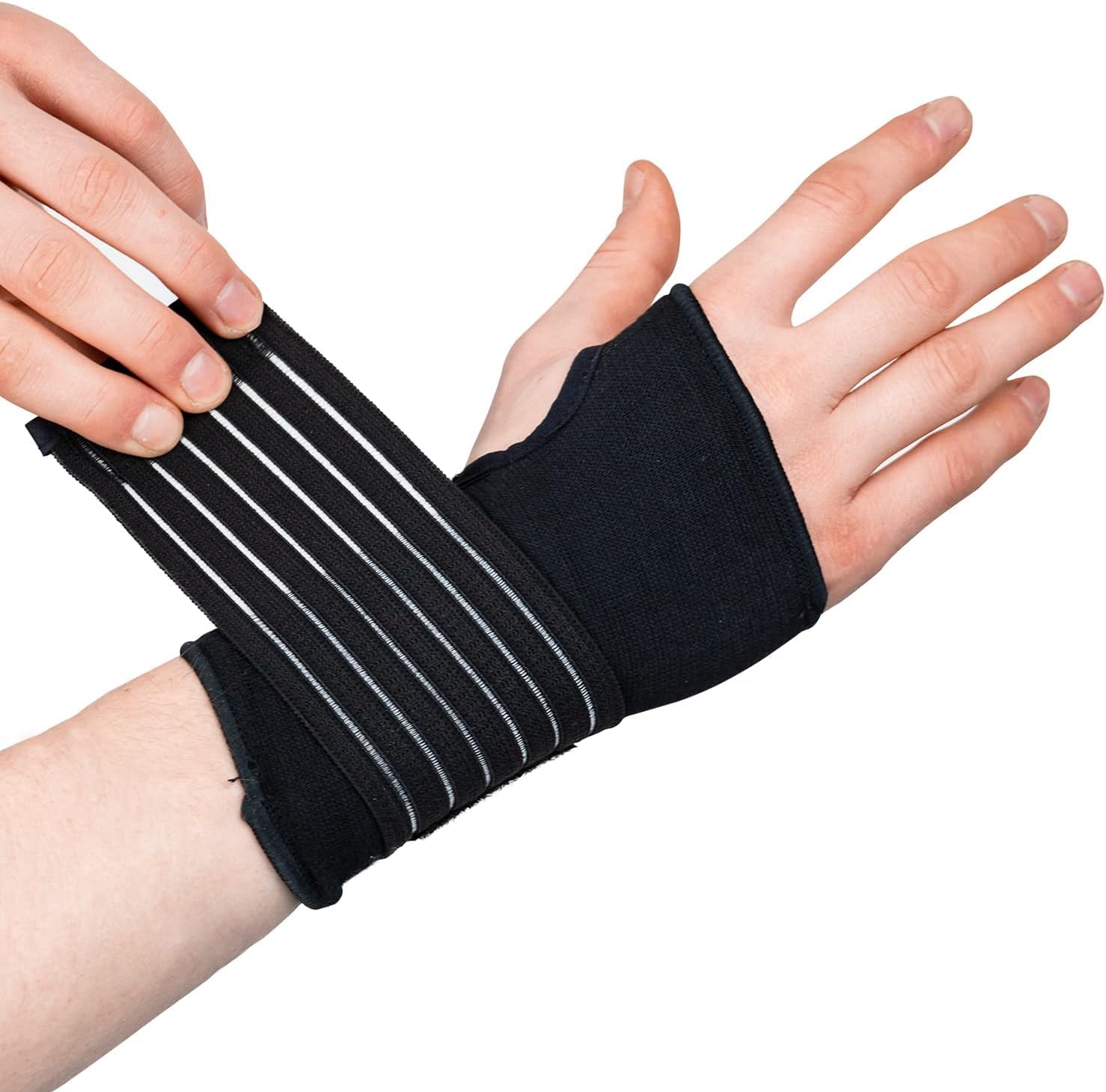 Actesso Elastic Wrist Support With Strap - Ideal for Sprains, Injury or ...