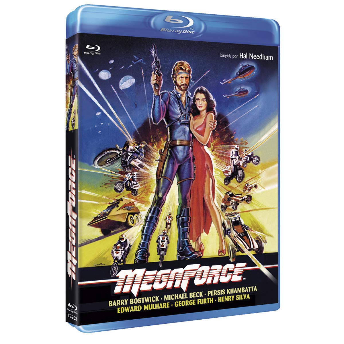 Amazon.com: Megaforce BD 1982 [Blu-ray] : Henry Silva, Barry Bostwick, Michael Beck, Persis ...