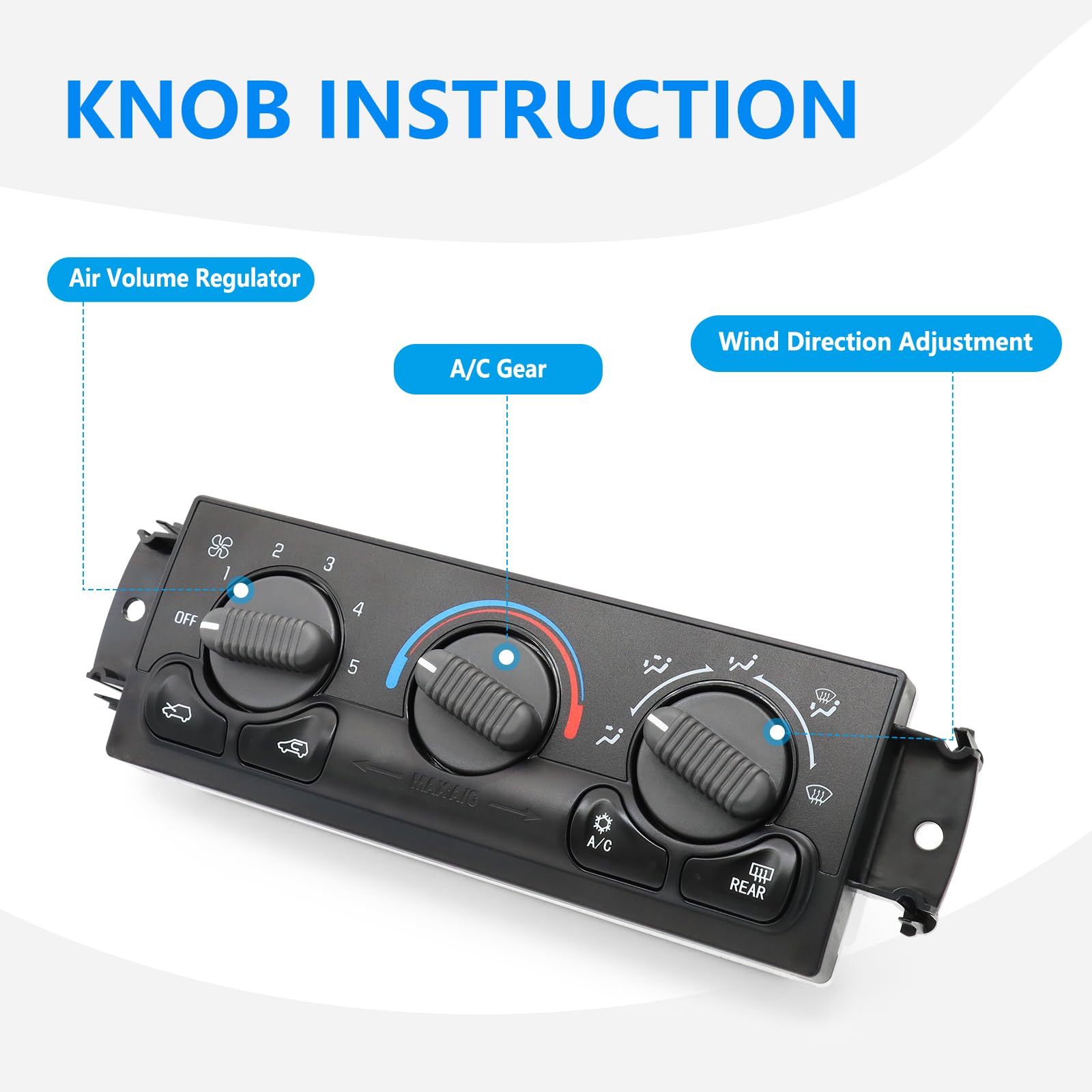 Snapklik.com : Keriolee 599-218 Front Climate Control Module Compatible