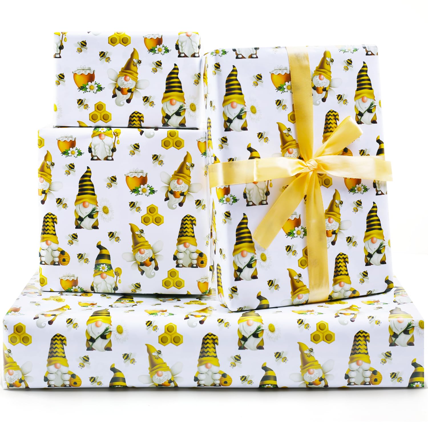 Amazon.com: 7 Sheet Bee Gift Wrapping Paper for Kids Girls Boys ...