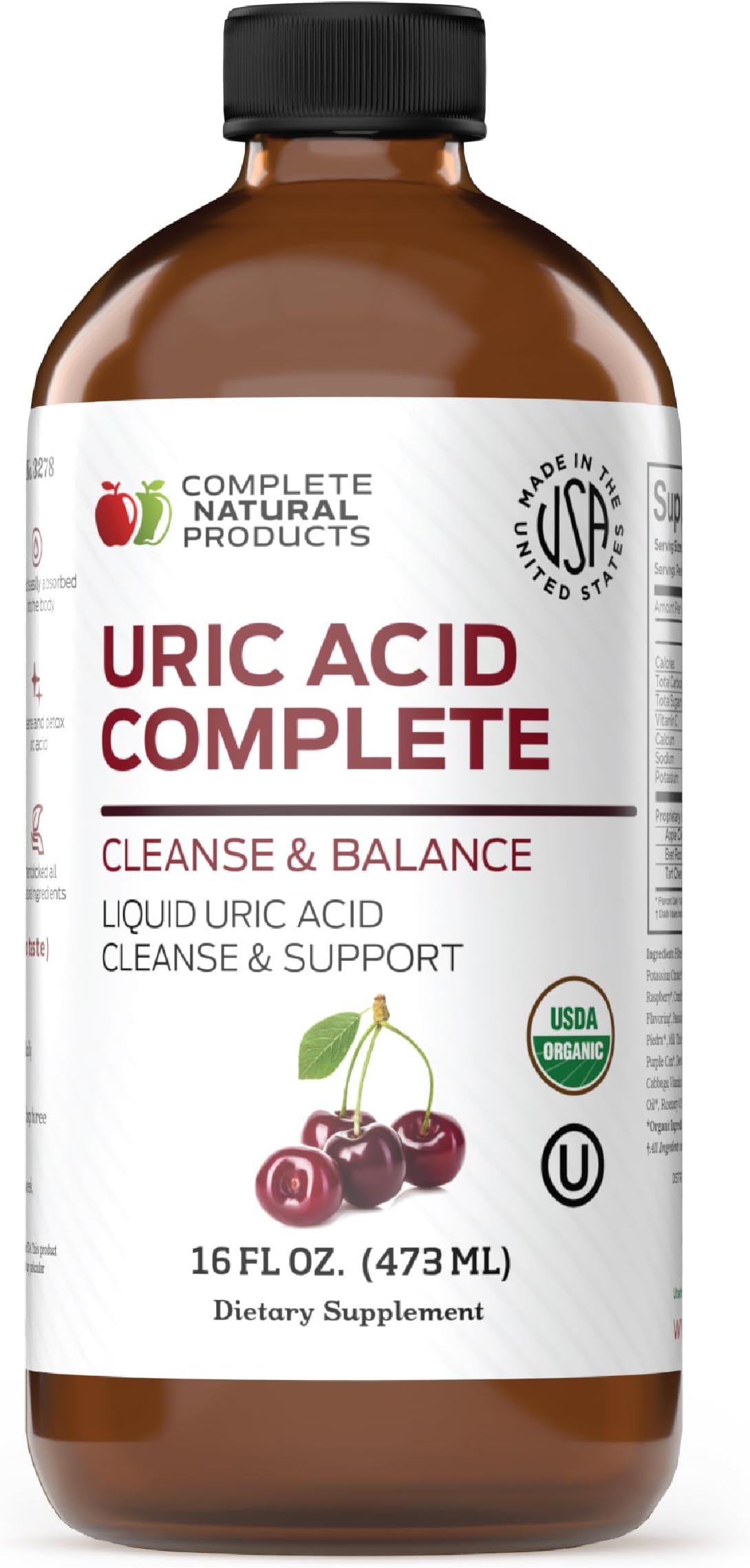 Amazon.com: Complete Natural Products Uric Acid Complete - 16oz Liquid ...