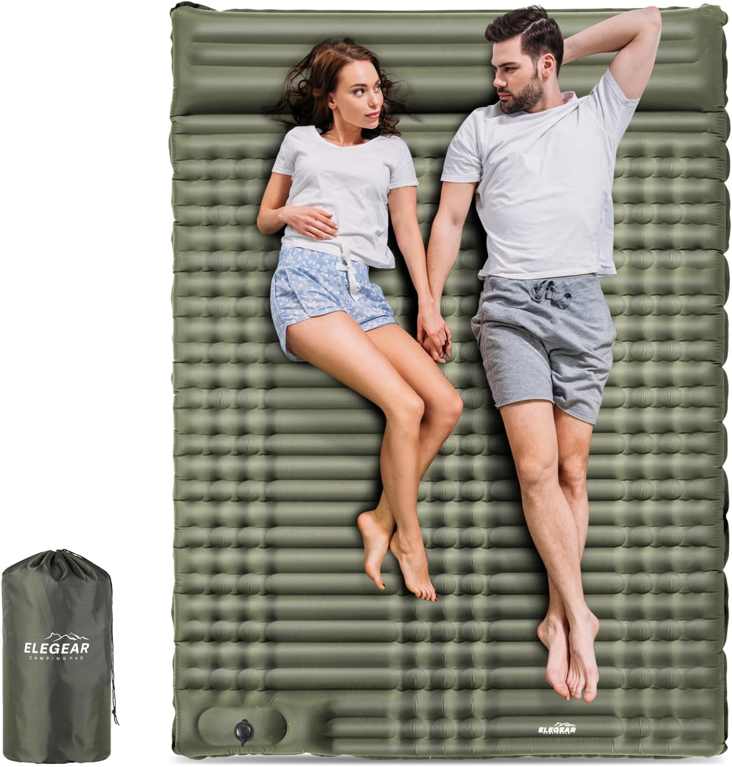 Amazon.com : Veapoot Self Inflating Sleeping Pad - 6cm Extra Thick ...