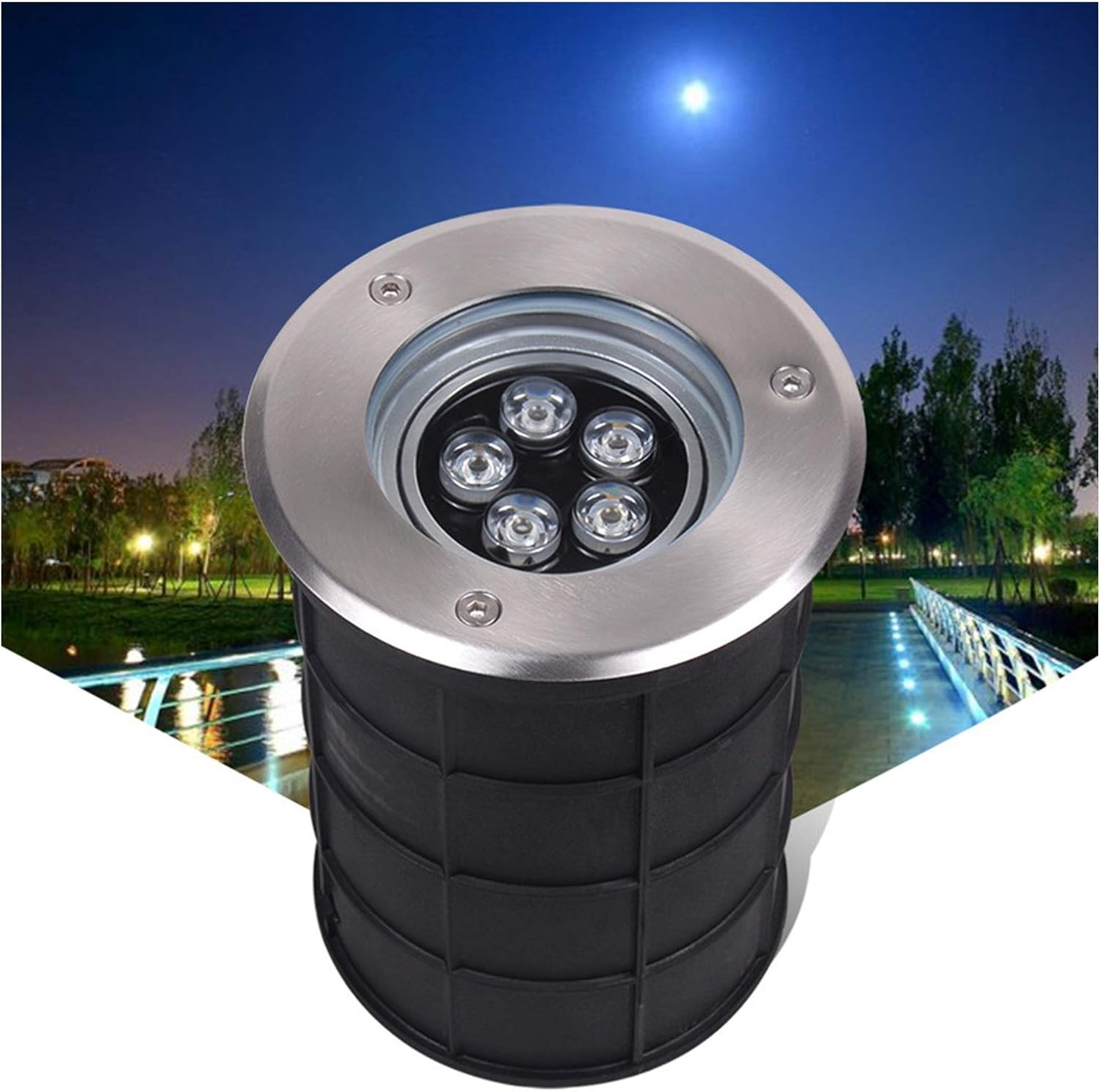 Underground Light LED Internal Adjustable Angle LED Decking Lights 85 ...