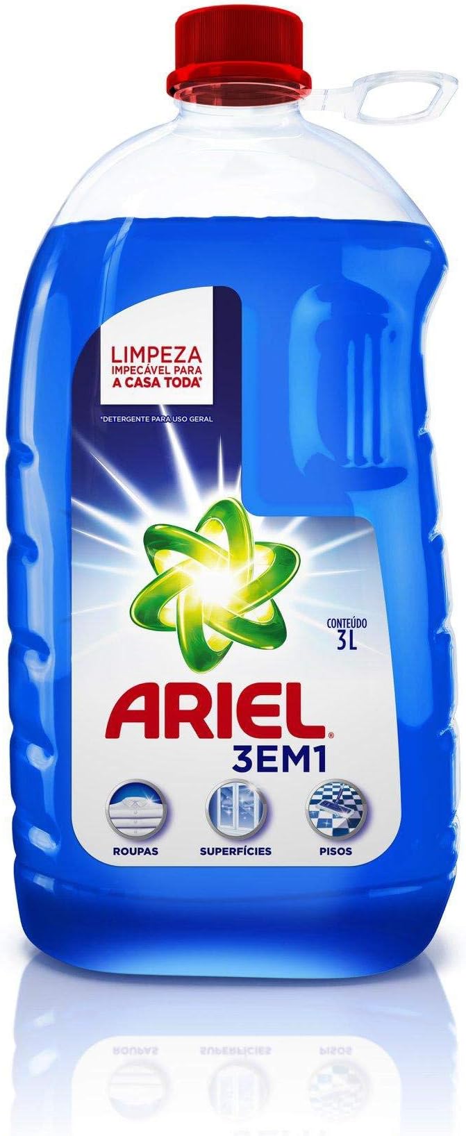Detergente Líquido Ariel Multiusos 3 em 1 3L : Amazon.com.br: Casa