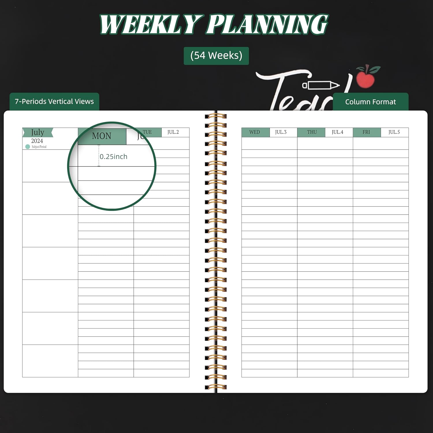 Teacher Planner 2024-2025, Weekly and Monthly Australia | Ubuy