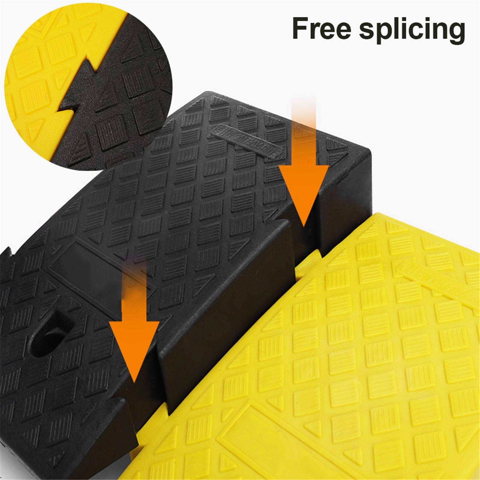 rethyrel Heavy Duty Rubber Kerb Ramps Portable Lightweight Curb Ramps ...