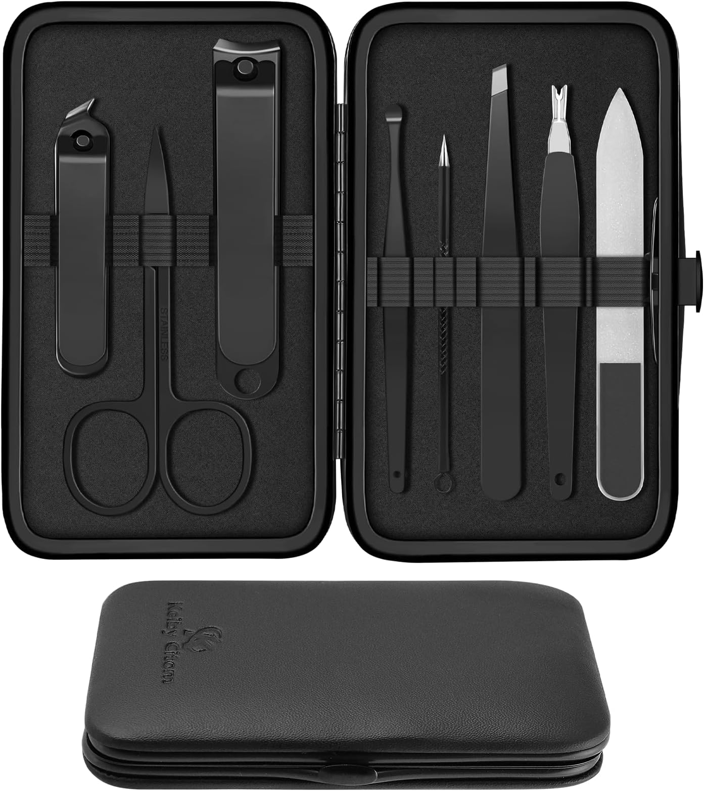 Amazon.com : Manicure Set 8pcs Professional Nail Clippers Kit Pedicure ...