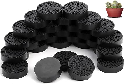 Amazon.com: Yesland 30 Pack Rubber Pot Feet - 1.8 Inch Non-Slip Solid ...