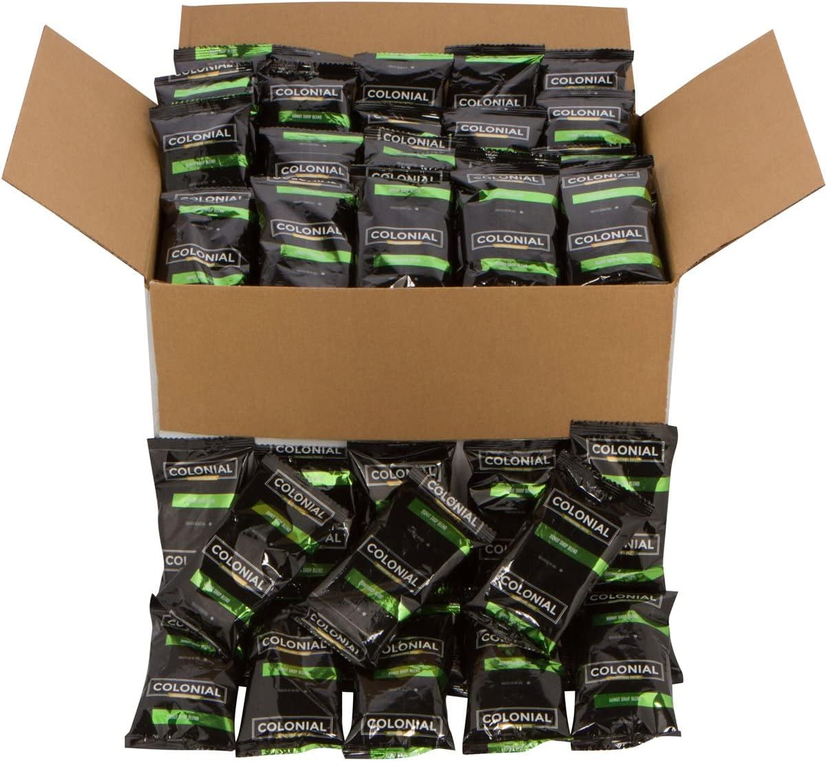 Amazon.com : Colonial Coffee Packets, Pre Ground Coffee Packs, Donut ...