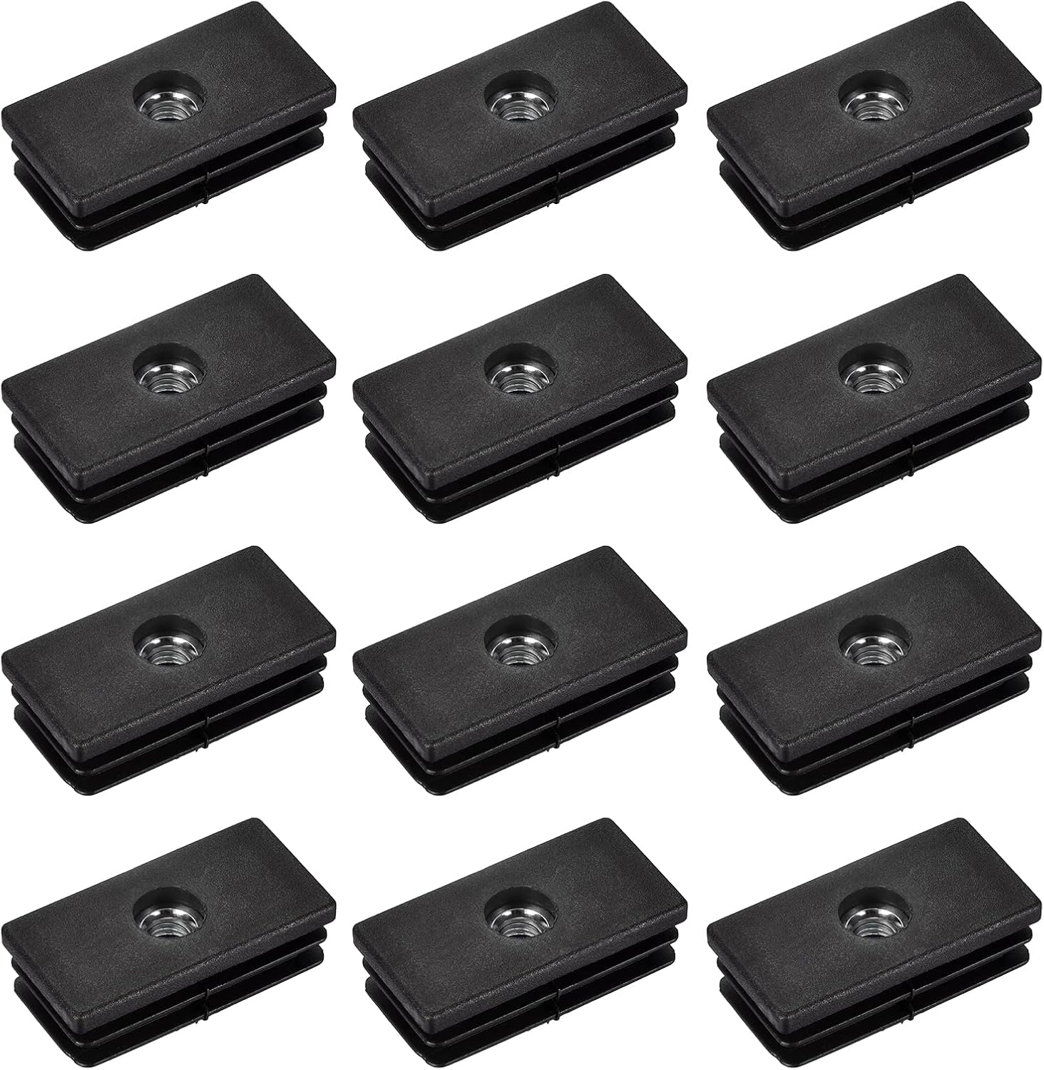 Amazon.com: uxcell 8Pcs Inserts for Rectangle Tubes with M8 Thread, for ...