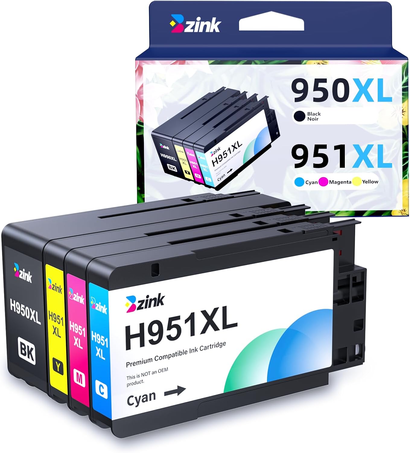 Amazon.com: 950XL 951XL Combo Pack Ink Cartridges Compatible for HP ...