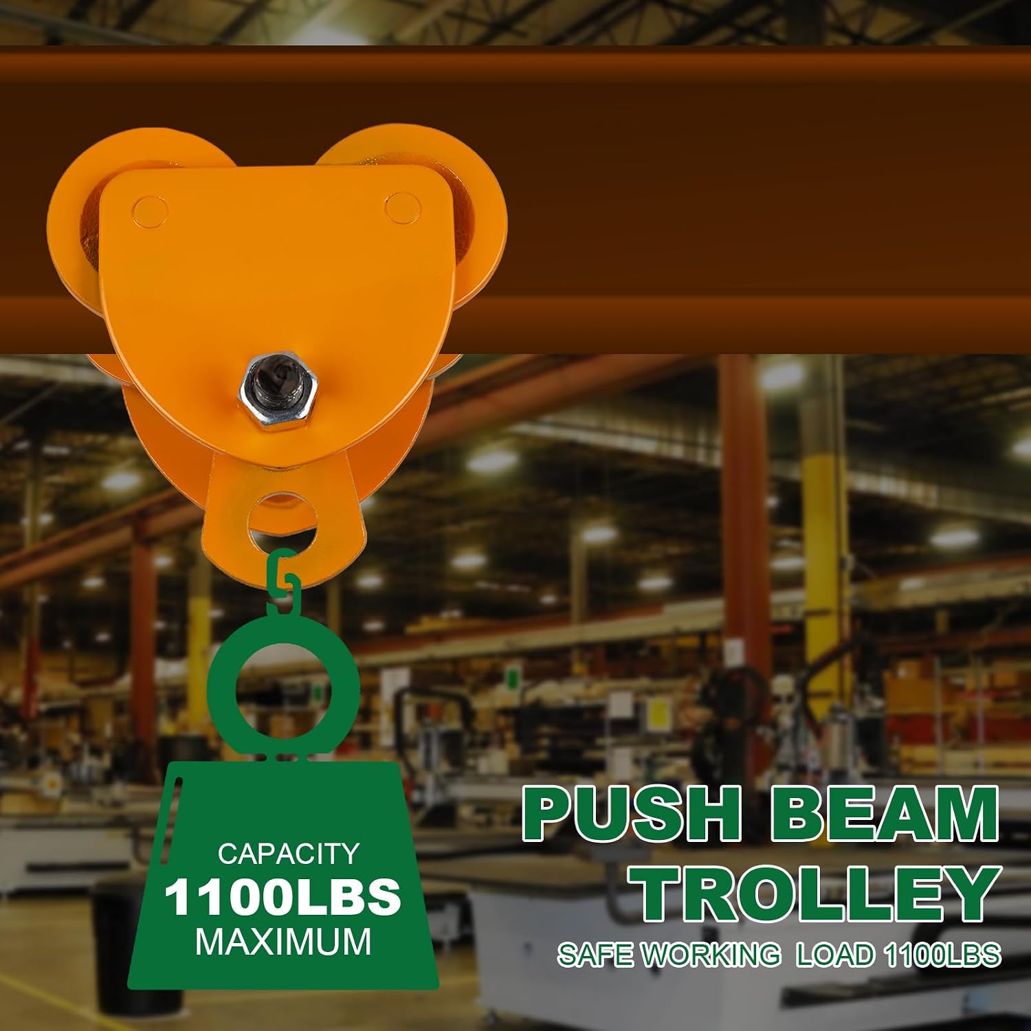 Push Beam Trolley, 1100lbs Load Capacity Manual Australia | Ubuy