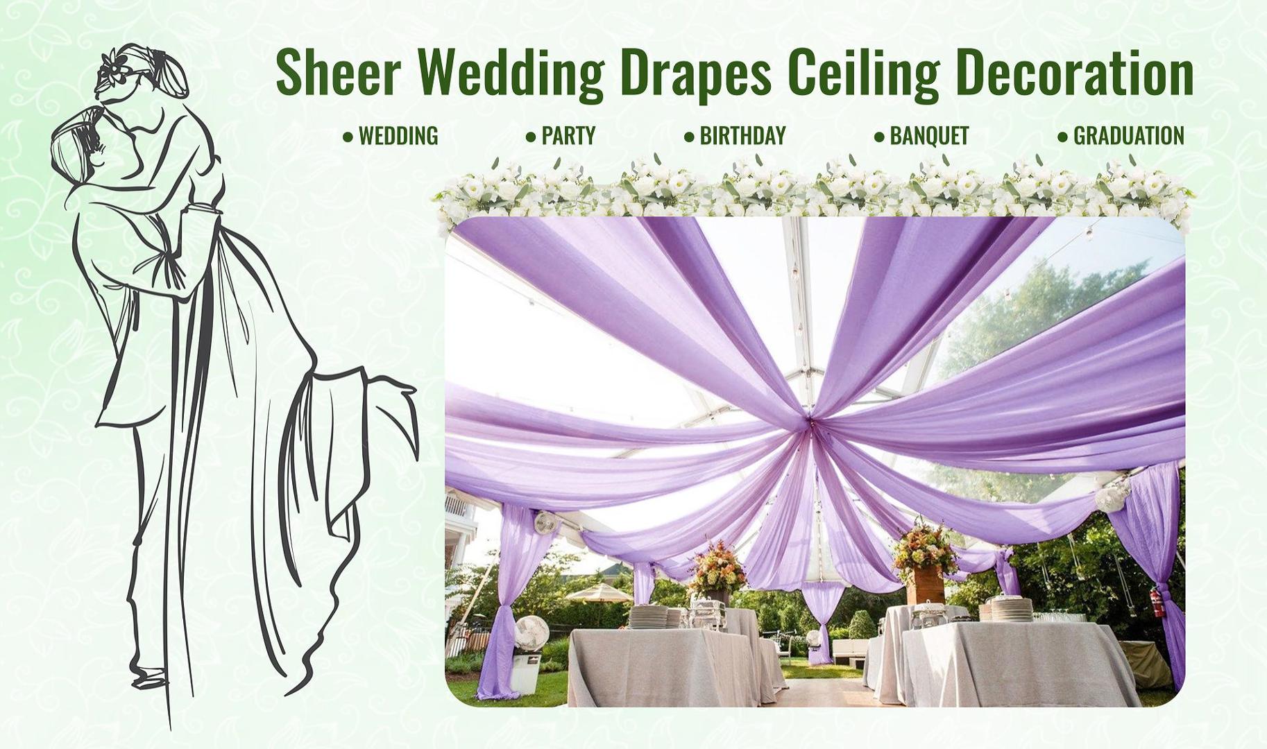 Bordes Y Adornos Para Bodas De Color Morado