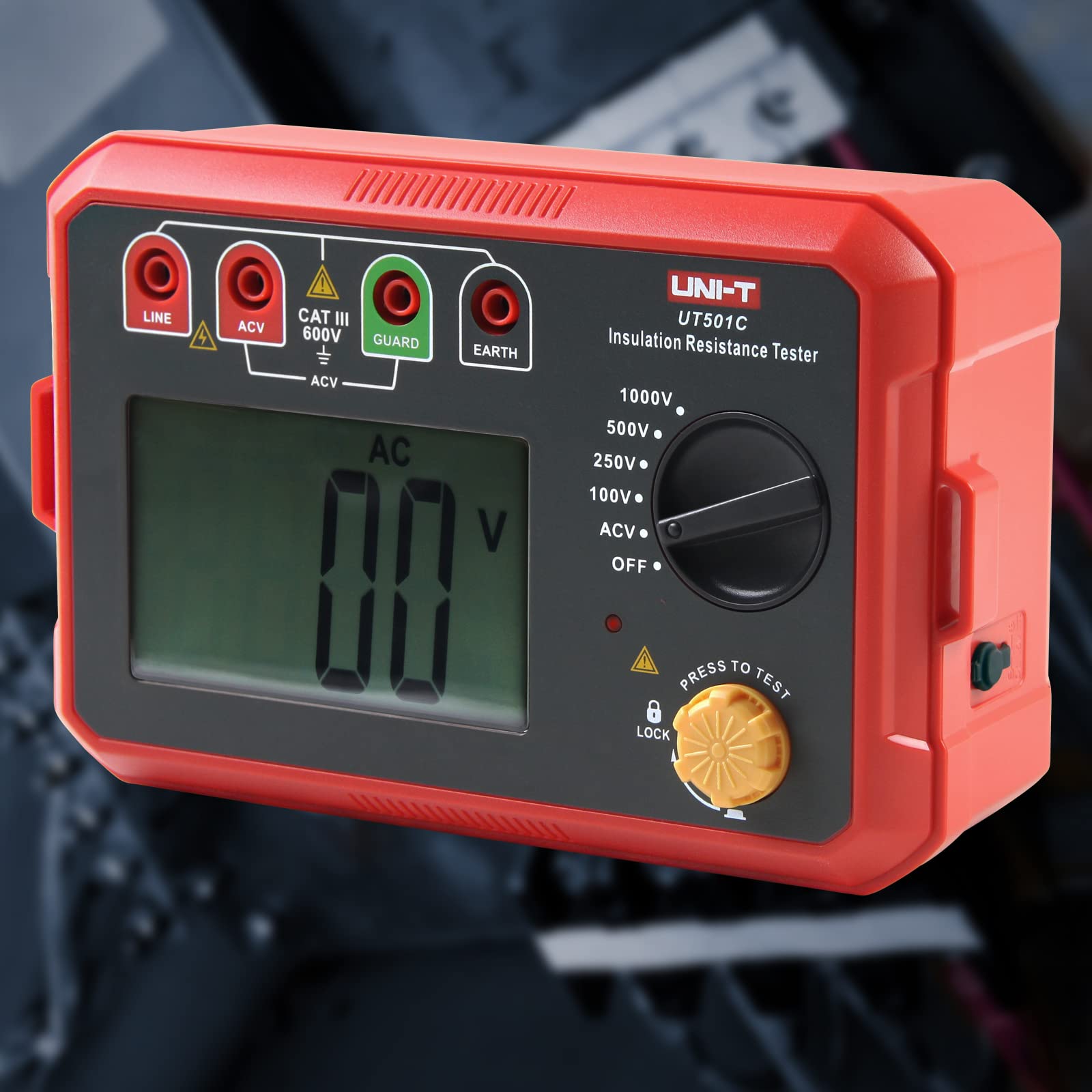 Snapklik.com : Insulation Resistance Tester, Ohm Meter, 100V/250V/500V ...