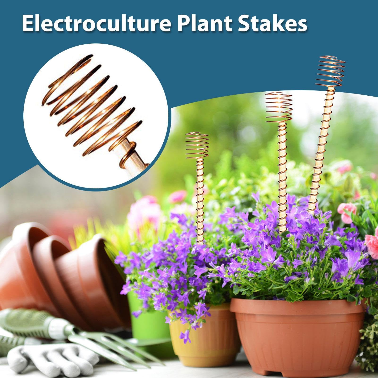 Copper Wire Garden Stakes