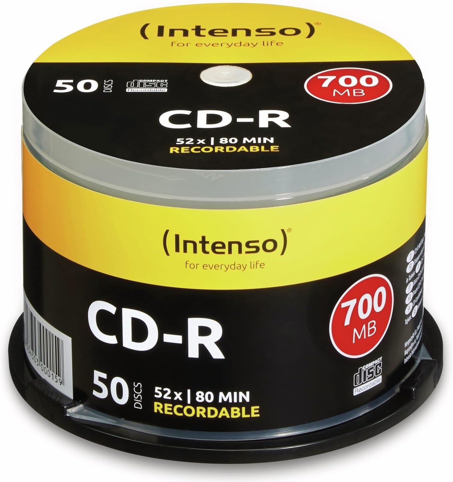 PLATINUM CD-R 700 MB CD-Rohlinge 52x Speed, 80 Min, 2 x 25er Spindel ...