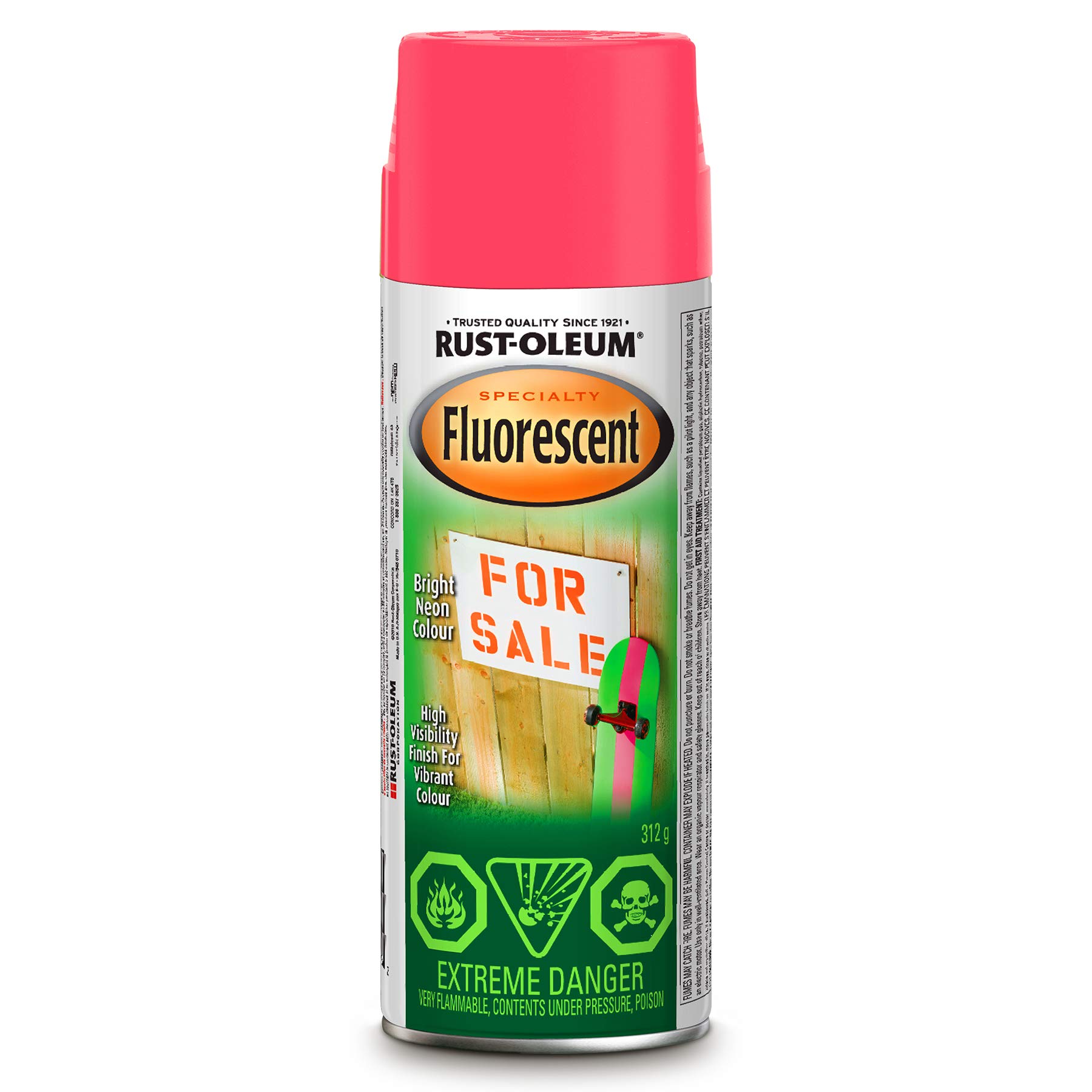 Rust-Oleum Specialty Fluorescent Spray Paint in Fluorescent Pink, 312g ...