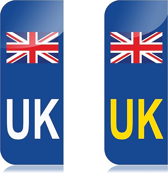 Narrow Minded UK Number Plate Stickers for Europe and UK Car Stickers ...