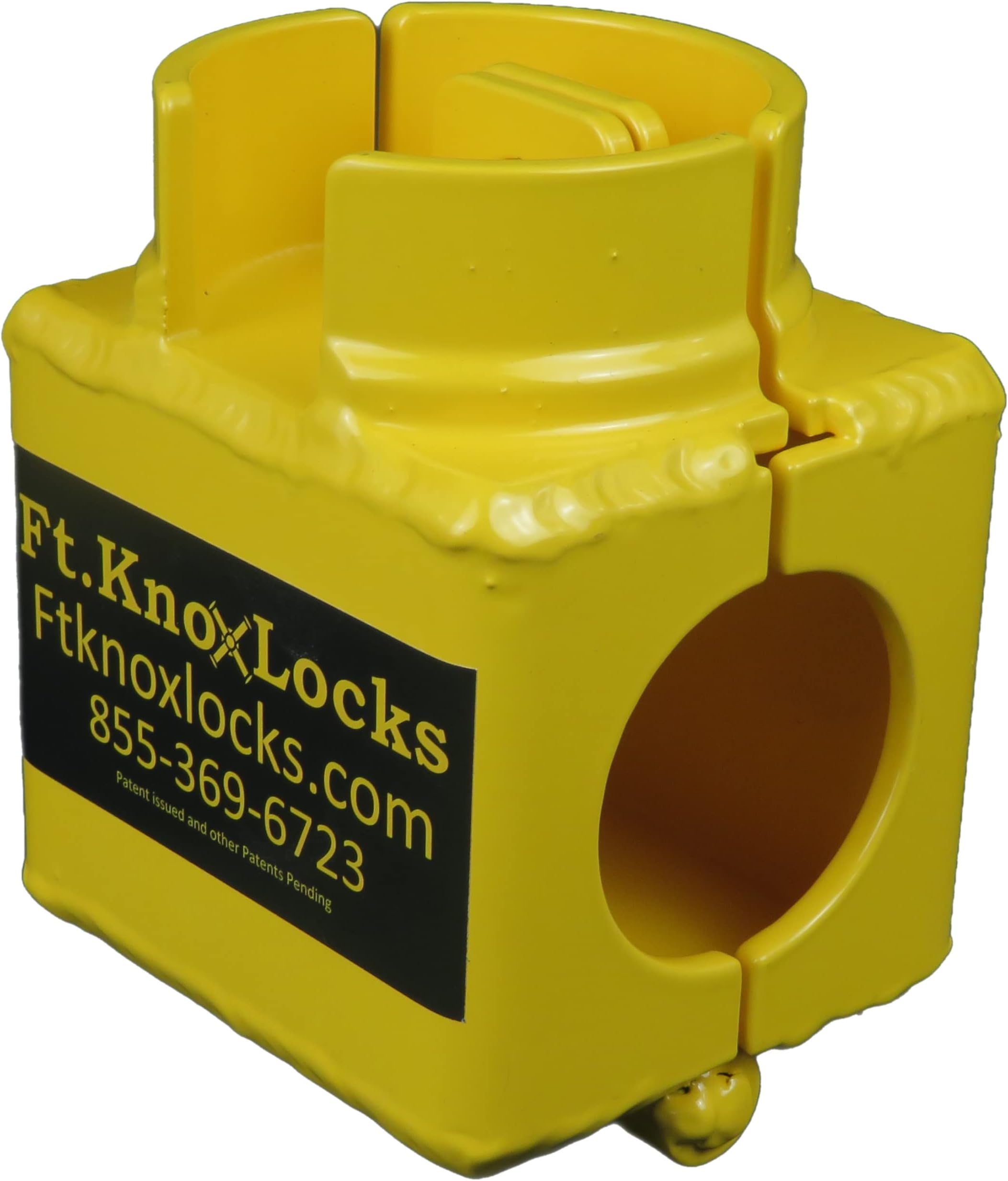 Amazon.com: Ft. Knox Locks Ultimate 5th Wheel Connection Lock, Yellow ...