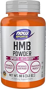 Amazon.com: NOW Foods Sports Nutrition, HMB (β-Hydroxy β-Methylbutyrate ...