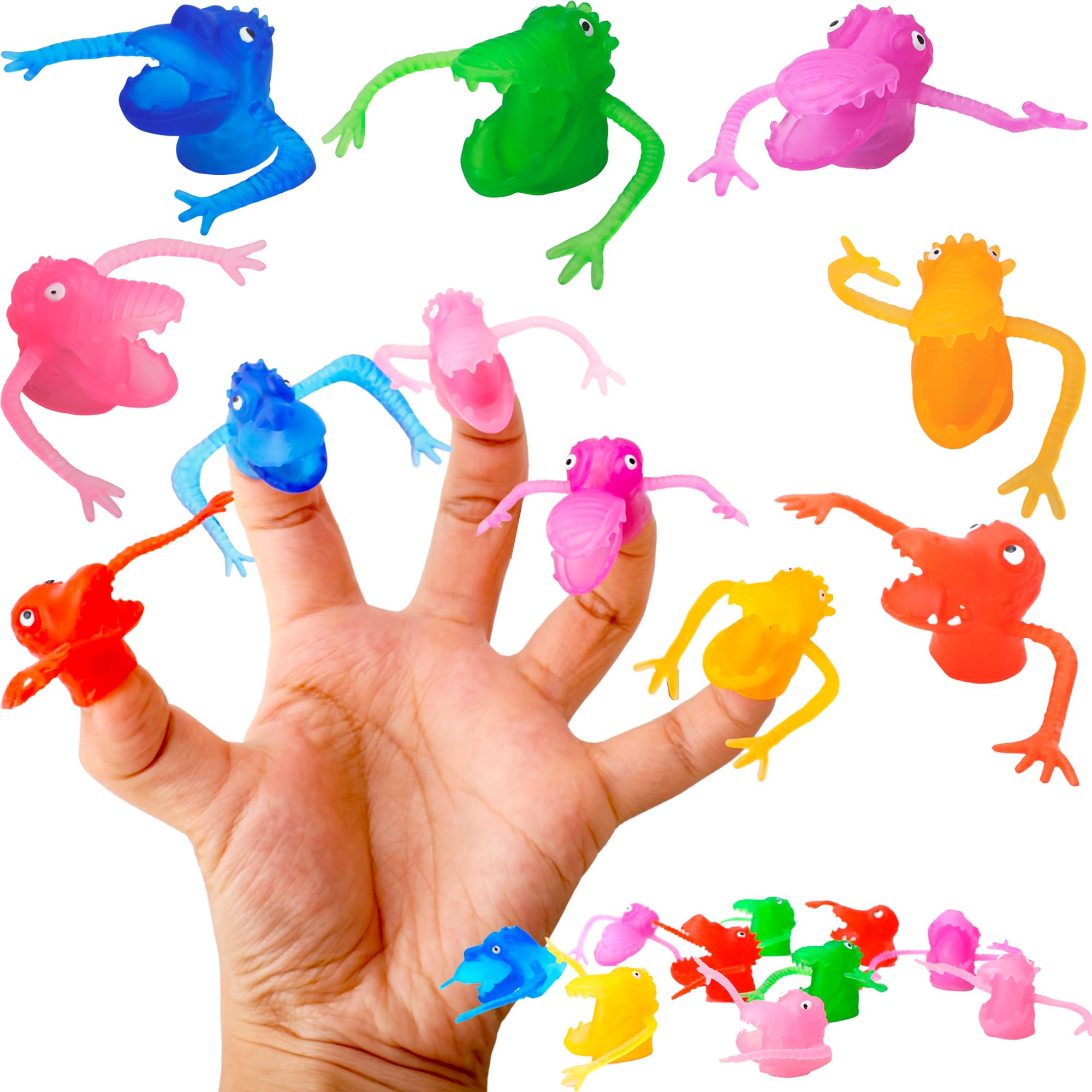 Amazon.com: Feradny 60 Pack Cute Tiny Finger Puppets Soft Little ...