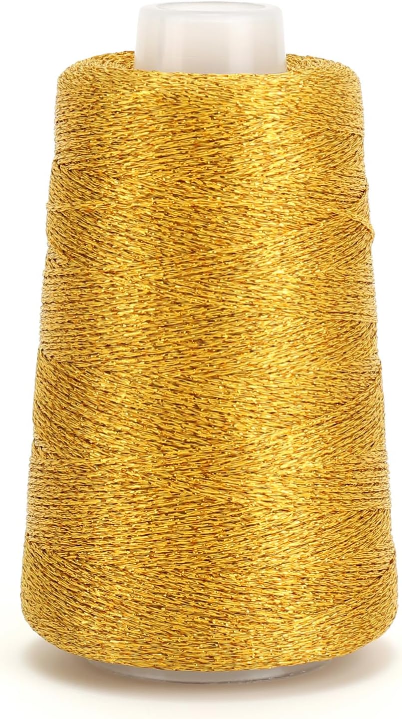 Amazon.com: 80g Crochet Thread, Metallic Lurex Yarn with Sparkle ...