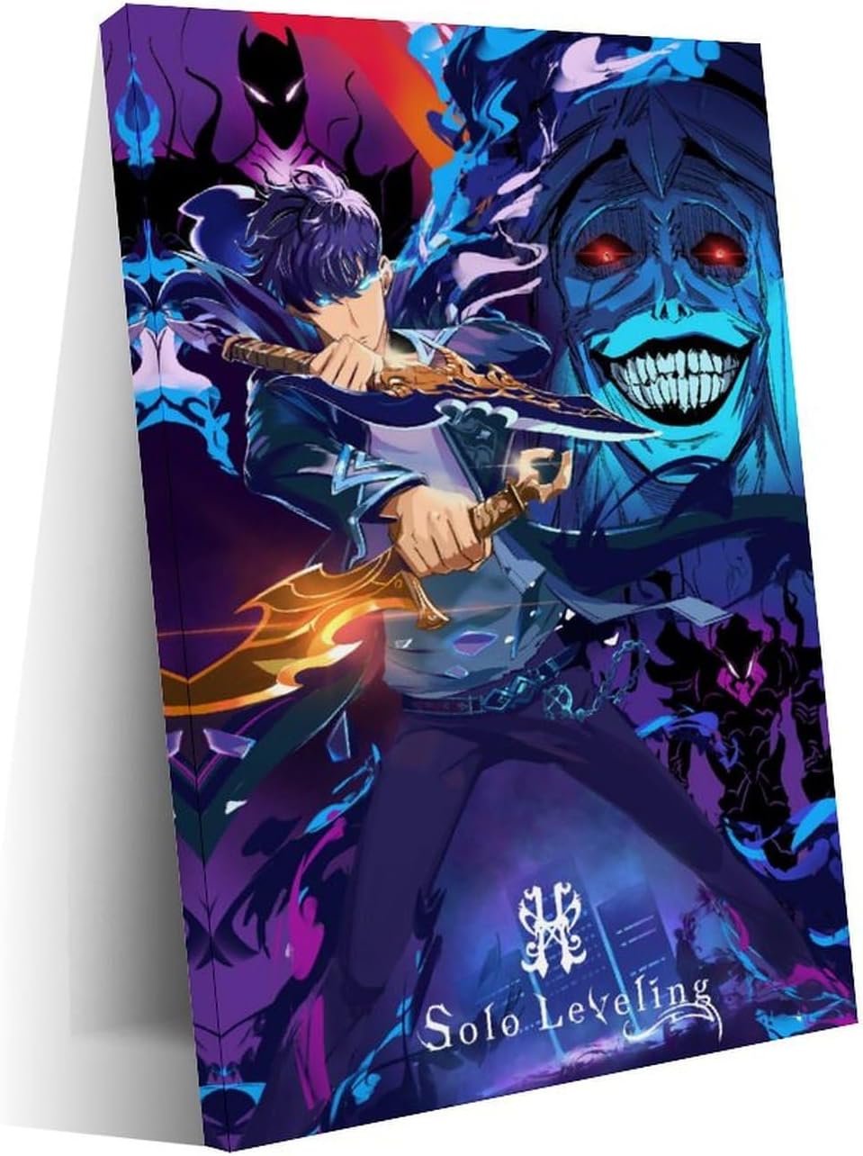 Amazon.com: Solo Leveling Anime Poster Sung Jin Woo Minimalist Retro ...