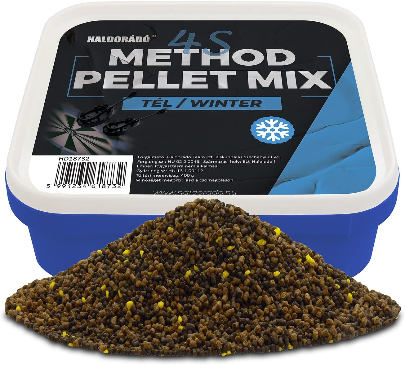 Haldorado 4S Method Pellet Carp Fishing Mix, Winter, 400g : Amazon.co ...
