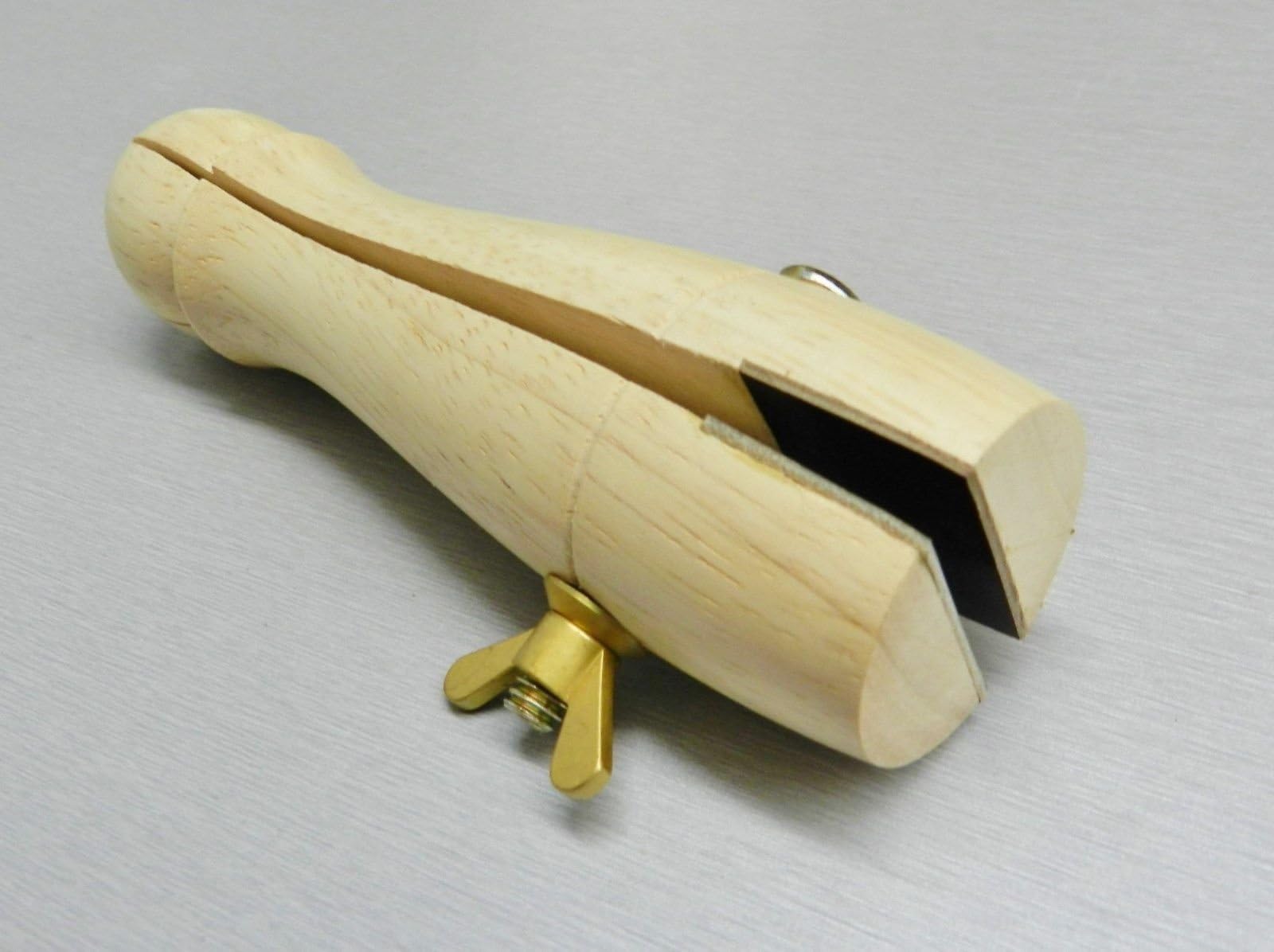 Amazon.com: Wooden Jewelers Ring Clamp Wood Jewelry Vise Tool Holder ...