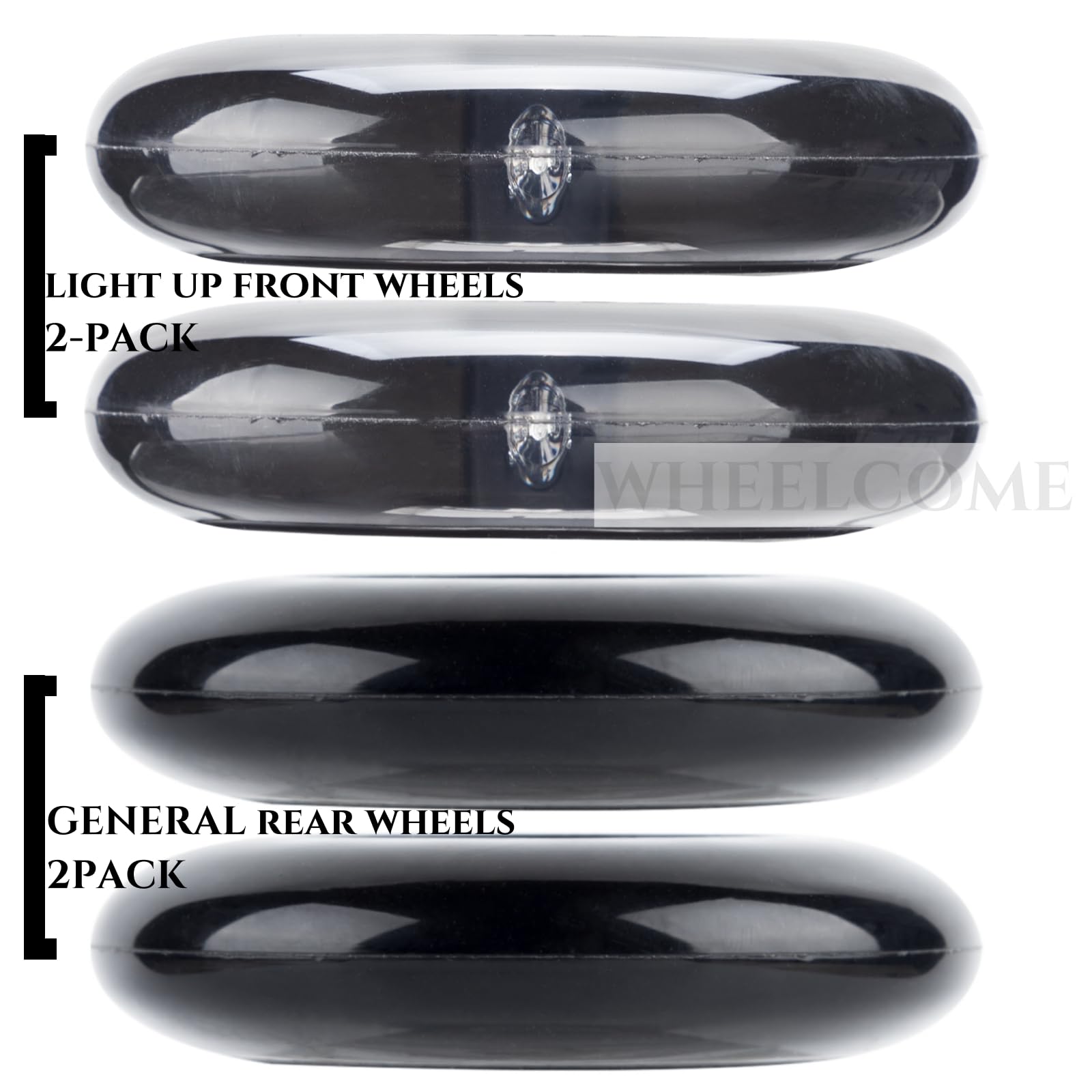 Snapklik.com : WHEELCOME Wiggle Car Polyurethane Replacement Wheels Set ...