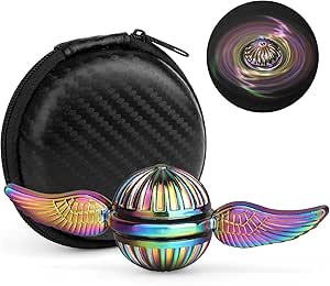 Fidget Spinner for Kids Adults, Metal Orb Ball Handheld Finger Toy for ...