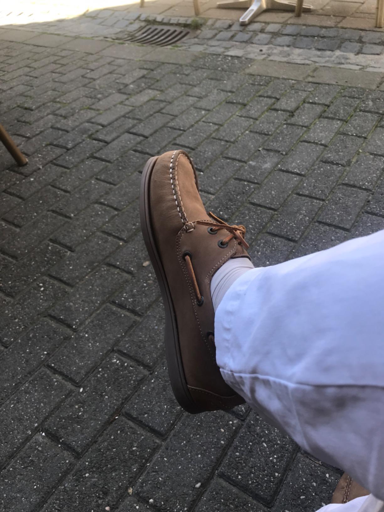 Chatham Men's Commodore Boat Shoes, Navy/Brown, 10 UK (44 EU) : Amazon ...