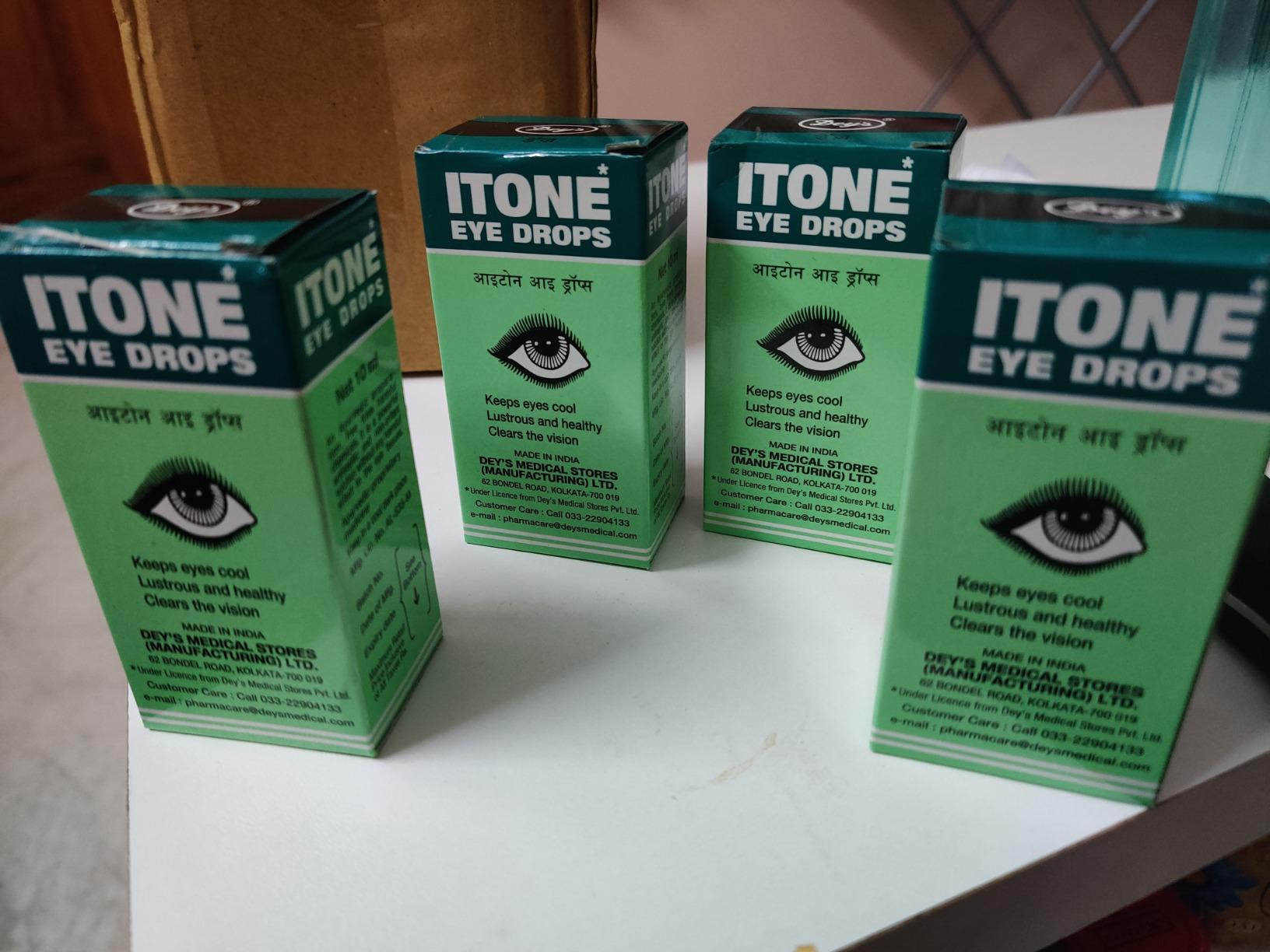 AYURVEDIC ITONE EYE DROPS 10ML_SET OF 4 : Amazon.in: Health & Personal Care