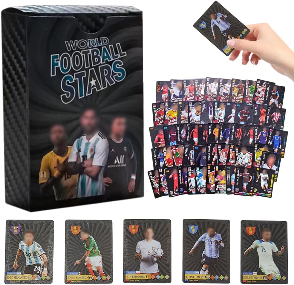 XPJBKC Football Star Cards, 55 PCS 2025 Premier League Football Super ...