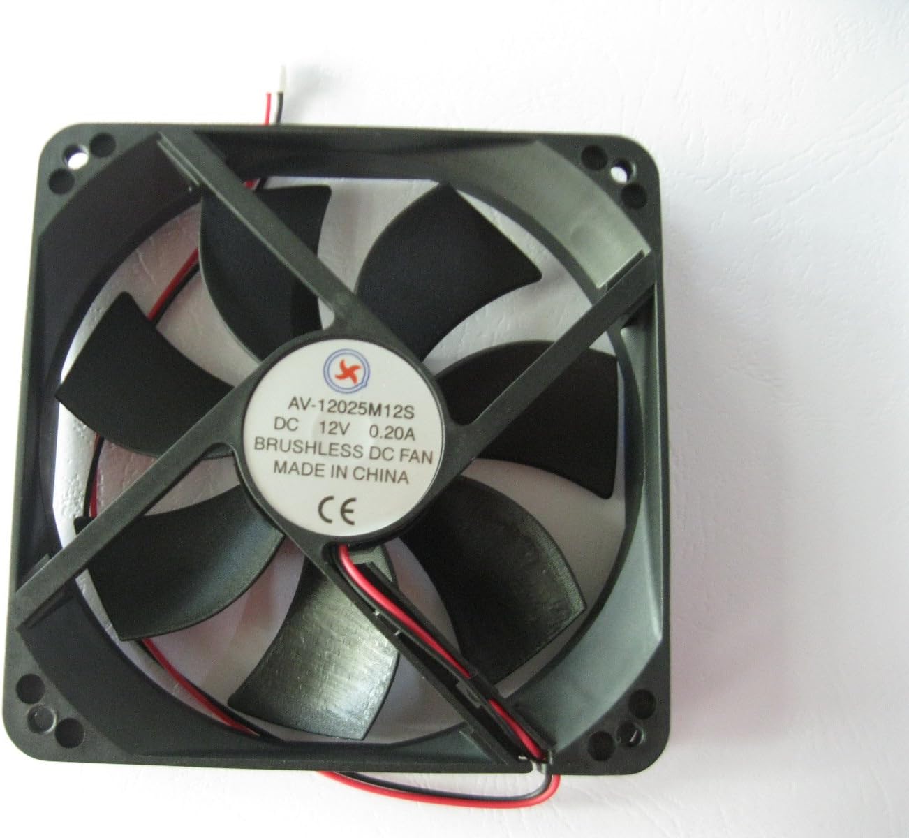 Amazon.com: 1 Pcs DC Fan 12V 12025 2 Pin 120X120X25mm Brushless DC ...