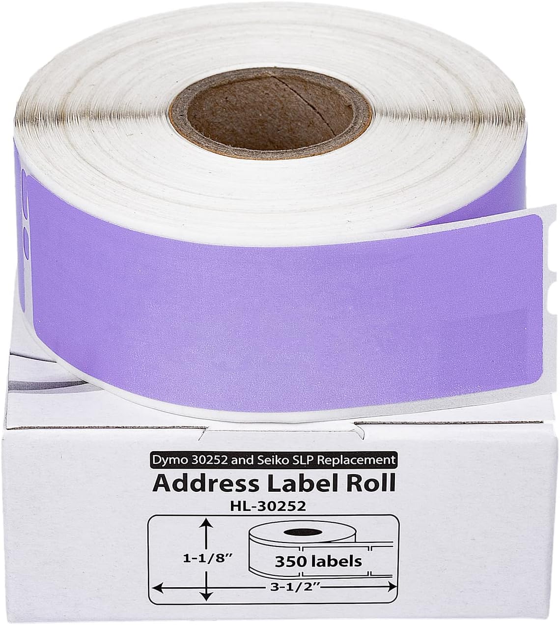 Amazon.com : HOUSELABELS Compatible DYMO 30252 Lavender Address Labels ...