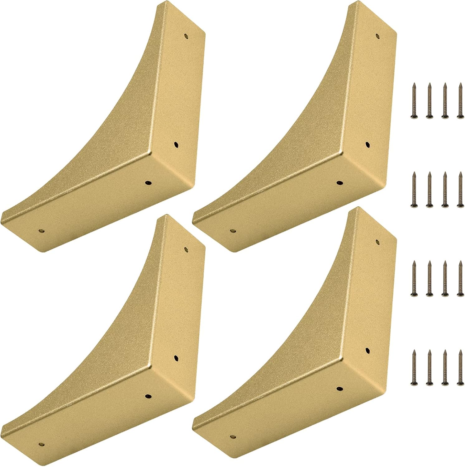 Amazon.com : BokWin Gold Box Corner Protector Metal,4 Pcs 2.56 Inch ...