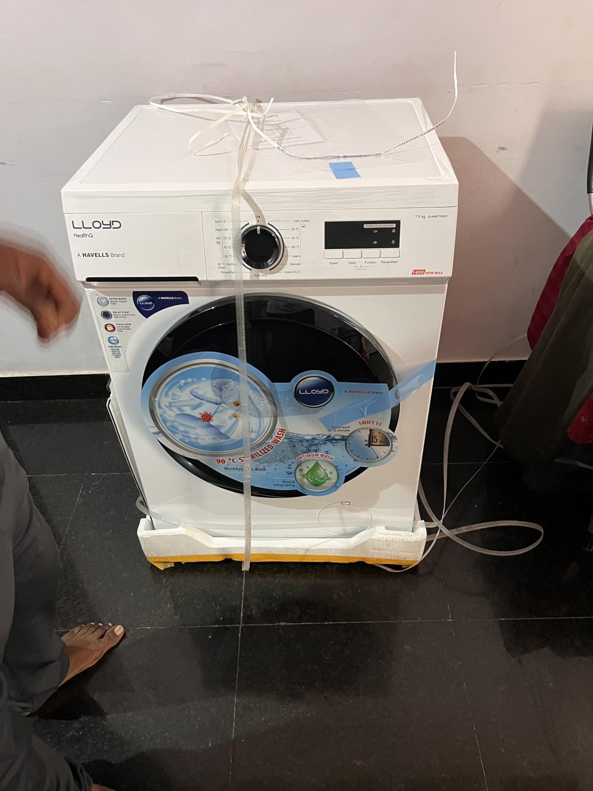 Lloyd Havells 7.0 Kg Fully Automatic Front Load Washing Machine