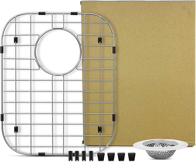 Amazon.com: ARLBA SUS-304 Stainless Steel Kitchen Sink Grid,16"x13"x1 ...