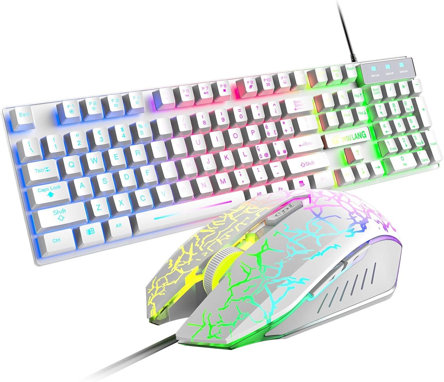 Layout Mouse Light Ergonomic Italian Gaming Keyboard - and Keyboard ...