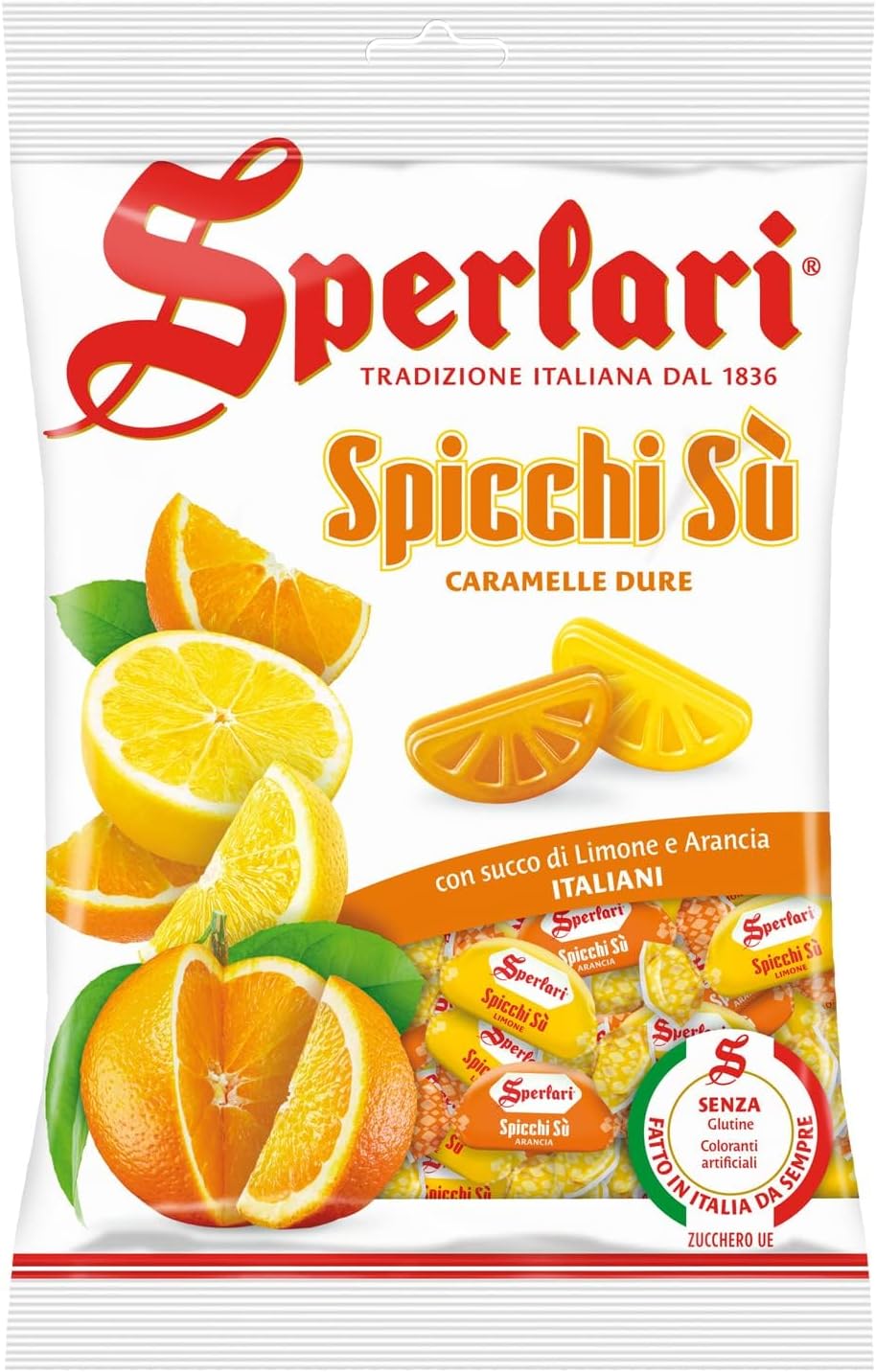 Amazon.com : Sperlari Spicchi Su Citrus Orange & Lemon Wedges Hard ...
