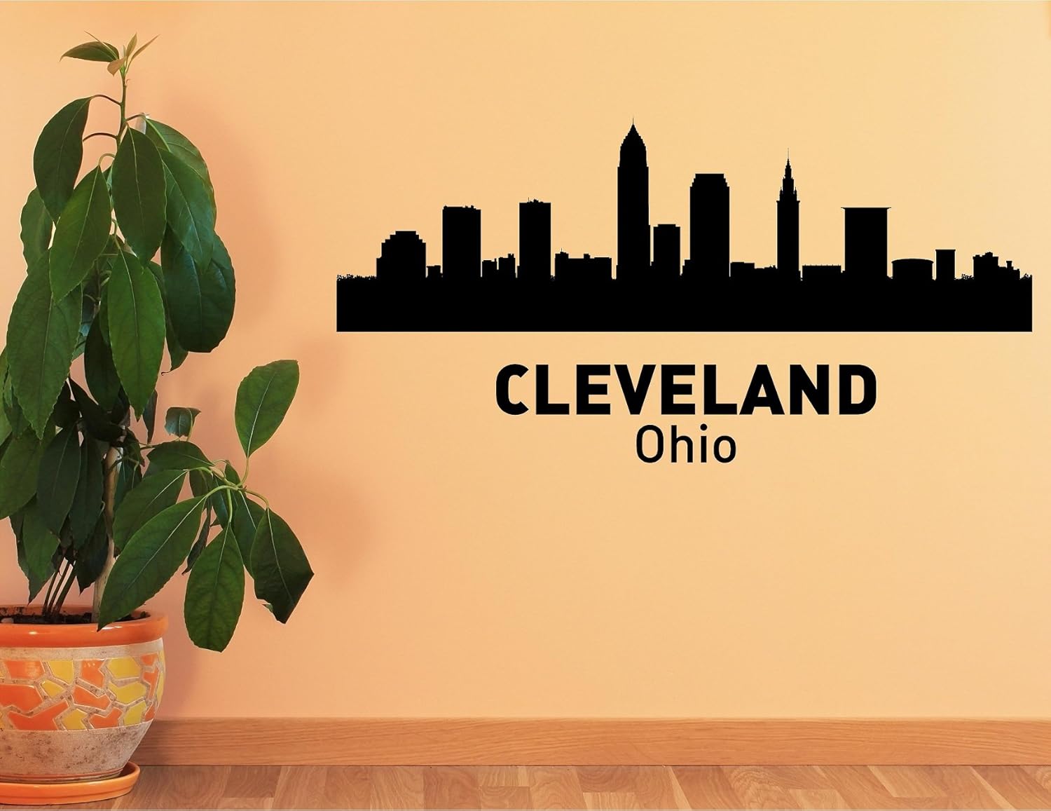 Amazon.com: Cleveland city Vinyl Wall Decals Quotes Sayings Words Art ...