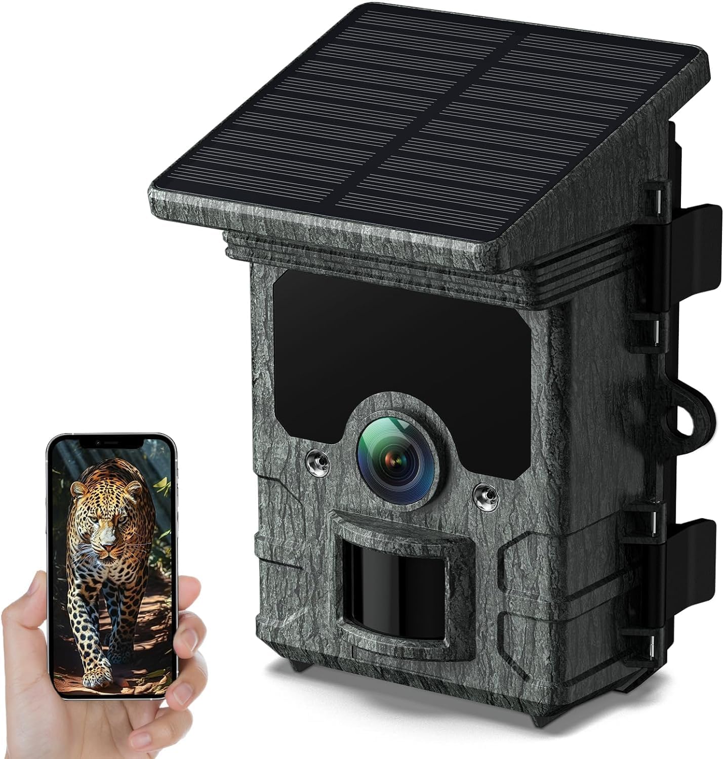 Amazon.com: VOOPEAK Solar Trail Camera 4K 30fps - WiFi Bluetooth 46MP ...