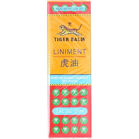 Amazon.com: Tiger Balm Liniment, 2 Fluid Ounce : Health & Household