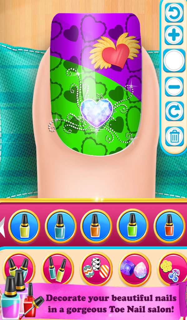 Toe Nail Makeover for Girls-Nail Art Salon - App on Amazon Appstore