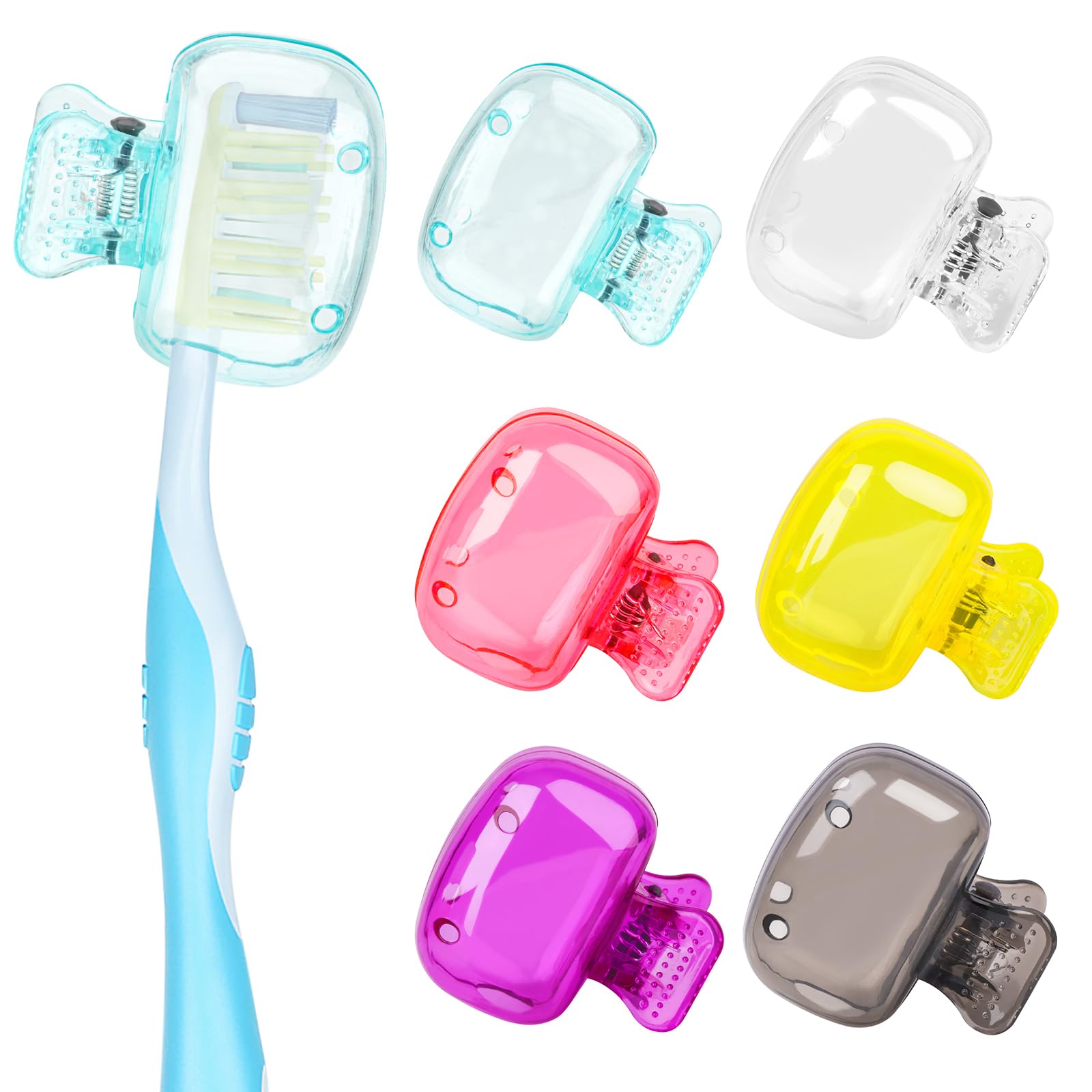 Amazon.com: Waenerec 6 Pack Toothbrush Covers Portable Toothbrush ...