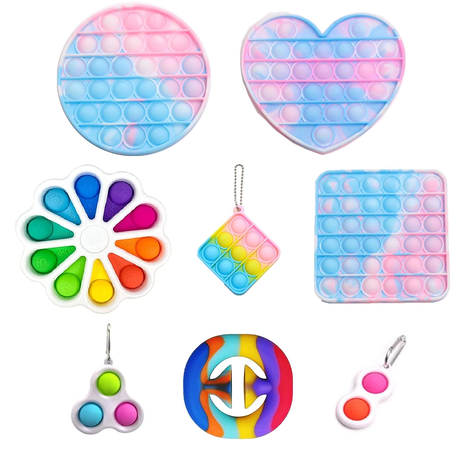 Buy Fidget Toy Pack, Fidget Packs Have 8 pcs Fidget Toys, Figetget Toys ...