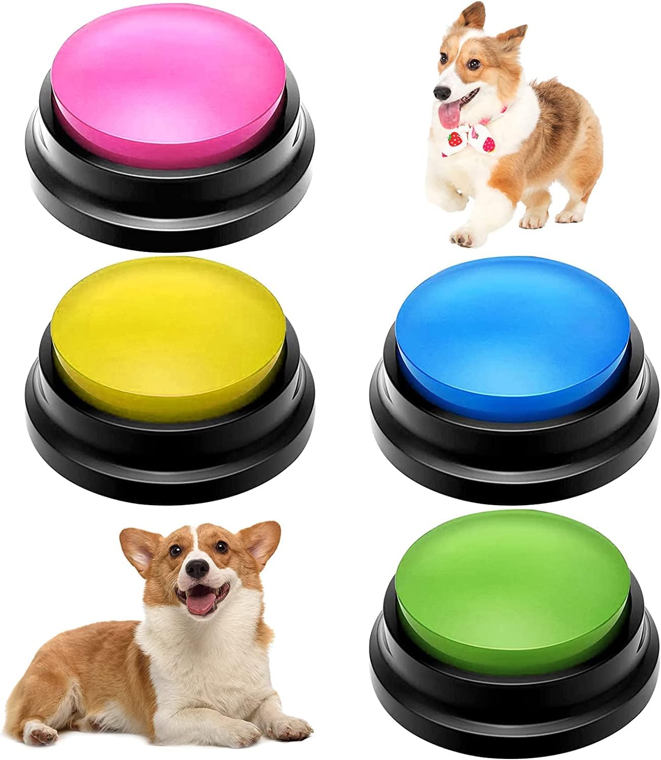 Amazon.com: Dog Buttons for Communication, Langkou Dog Talking Buttons ...